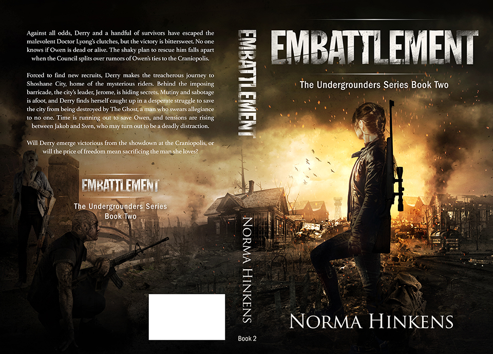 Design Book Cover - EMBATTLEMENT - THE UNDERGROUNDERS SERIES - BOOK2