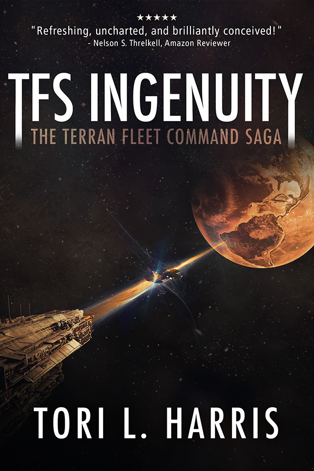 Design Book Cover - TFS Ingenuity - The Terran Fleet Command Saga