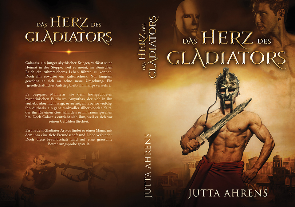 Design Book Cover - The Heart of the Gladiator